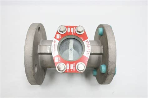 Opw 1471 F Visi Flo Stainless Flanged Flow Indicator 2in Industrial Lynx