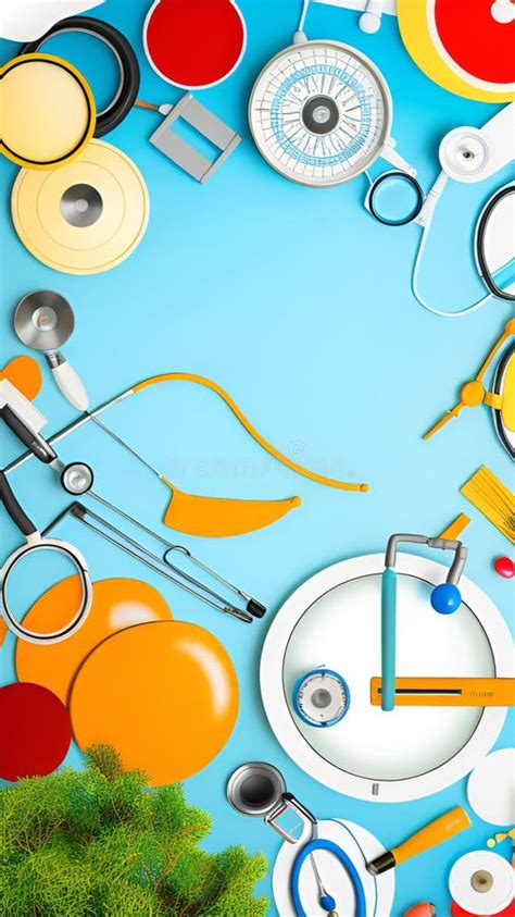 Medical Furuncle Modern Medical Equipment Drug Treatment Illustration