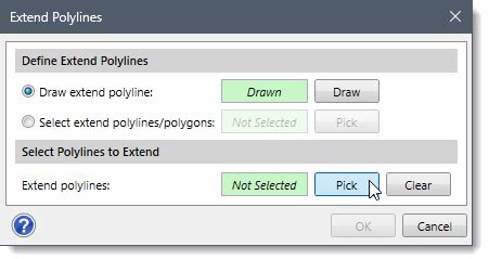 Extend Polylines Command CivilGEO Knowledge Base