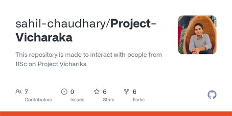 Github Sahil Chaudharyproject Vicharaka This Repository Is Made To Interact With People From