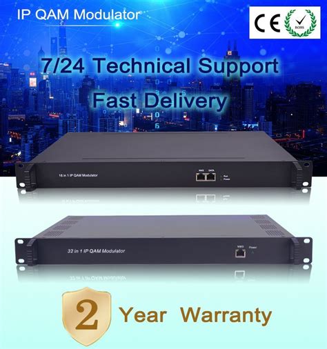 IP To RF Modulator Channels DVB C IP Qams Modulador IP Qam