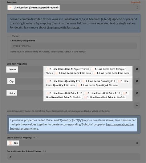 How To Only Show Non Empty Lines When The Number Of Items Can Vary In