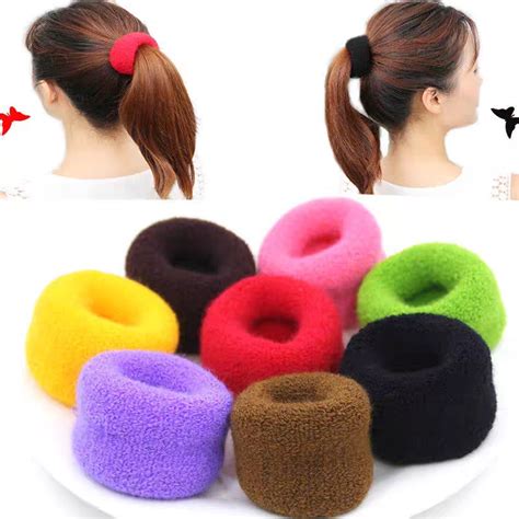 Jual Ikat Rambut Donat Besar Jumbo Kunciran Hijab Kuncir Rambut Donat