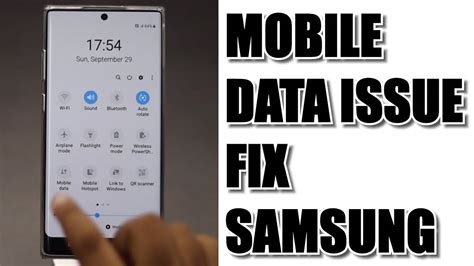 How To Fix Mobile Data Not Working On Samsung Android Youtube