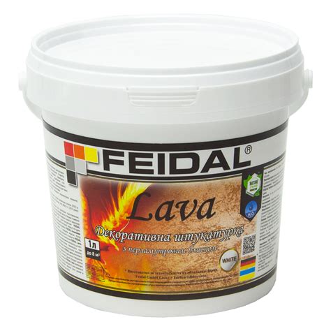 Декоративна штукатурка Feidal Lava Перламутрова 1 л Купити в Україні