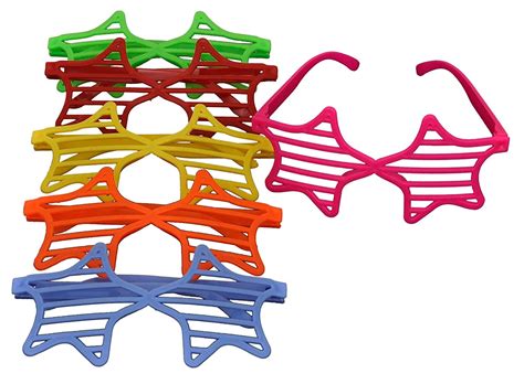 Buy Wanna Party Star Neon Shutter Shades Shutter Glasses Shades