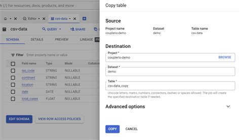 5 Ways To Copy BigQuery Table Coupler Io Blog