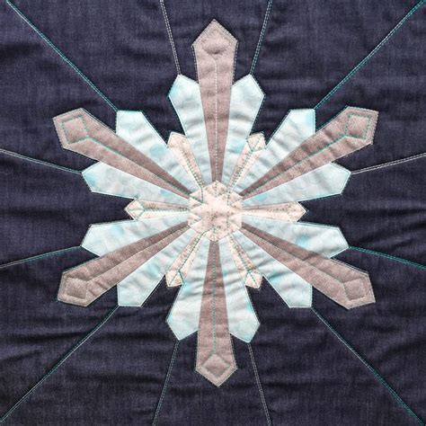 Snowflake Dresden Pattern And Ruler Kit