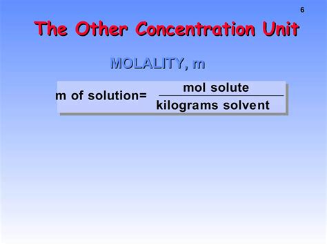 Molarity Molality Dilutions Ppt Chemistry Science