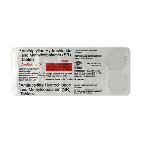 Amnuring 5mg Tablet 10s Price Uses Side Effects Netmeds