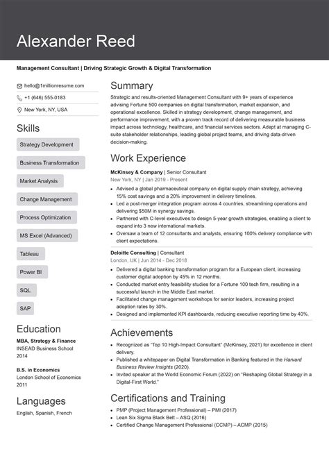 Top 5 Resume Templates