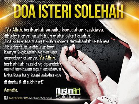 Doa Isteri Solehah Dunia Masya