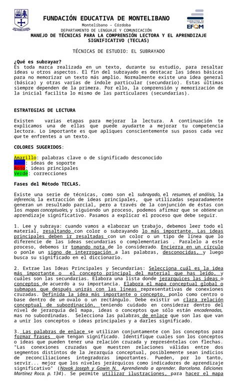 DOCX TÉCNICA DEL SUBRAYADO docx docxs291e2ff5b3f725fc jimcontent