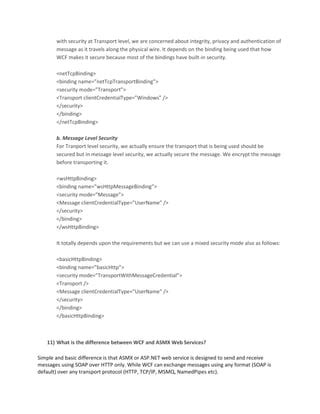 Wcf Faq PDF