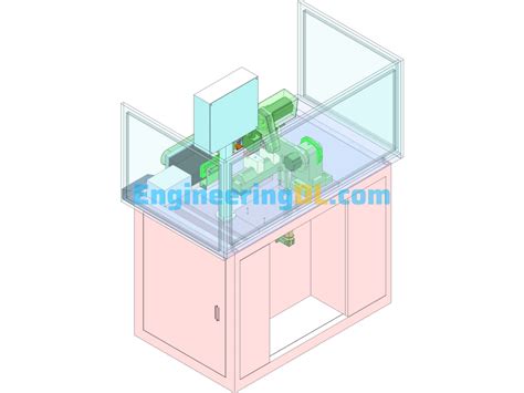 Single Tool Triple Servo Finishing Machine 3d Engineering Drawings Solidworks 3d Exported