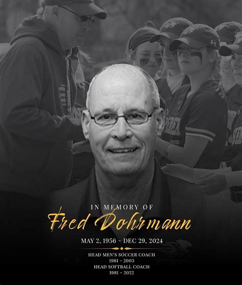 Widener Mourns The Loss Of Fred Dohrmann Retired Head Softball And Mens Soccer Coach During