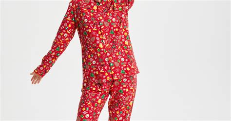 Crazy Julepyjamas Flannel Rød Dame Passioneret Julenat Jule Sweaters