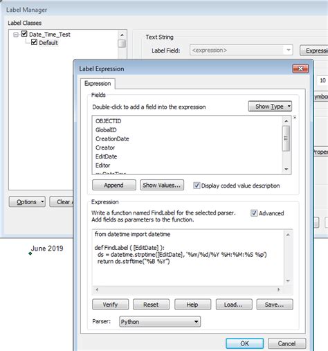 Solved How Do I Label Date Attributes In A Different Form Esri