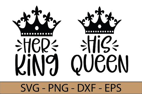 His Queen Her King Graphic By Zahed6525 · Creative Fabrica
