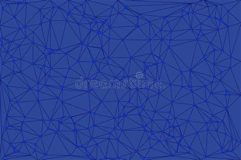 Blue Monochrome Background Abstract Business Triangle Texture Low Poly Geometric Dark
