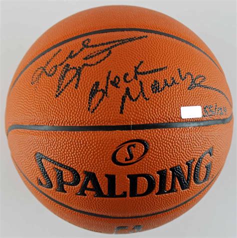 Lot Detail Kobe Bryant Signed Ltd Ed Spalding I O Basketball With