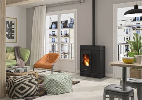 Pelletofen Justus Canis XL Stahl Schwarz 8 KW Bei Edingershops De