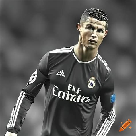Cristiano Ronaldo Color Negro