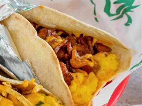 Taco Joint Plano Heritage Creek Bacon Egg And Cheese Taco