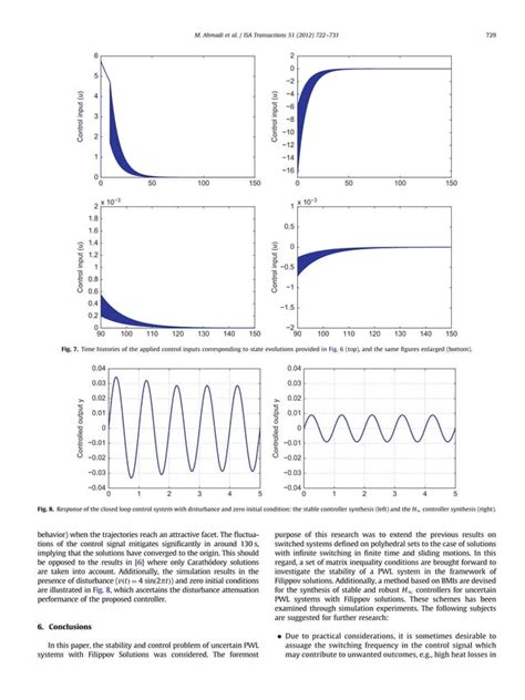 Robust Control Of Uncertain Switched Systems Pdf Computer Software And Applications Computing