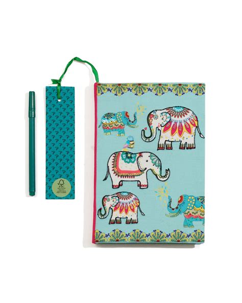 Jumbo Trunk Fabric Notebook 8 X 6 Pinaken Internation