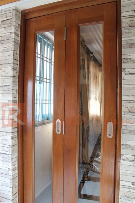 Wood Bifold Doors With Glass Inserts Glass Designs