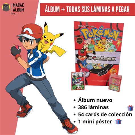 Álbum Pokemón Pokédex 1ra A 3ra Generación Macae Álbum