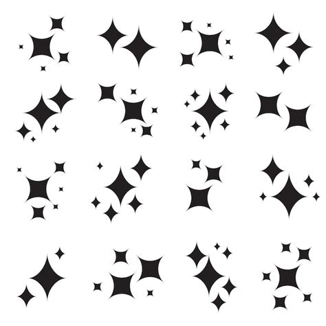Premium Vector Star Blink Icon Vector On White Background