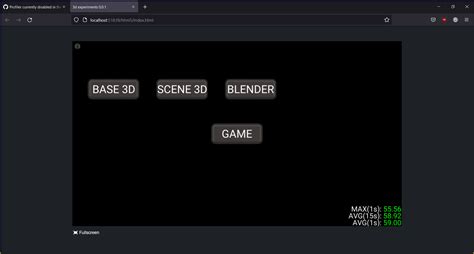 Profiler Currently Disabled In The Html Build Issue Defold