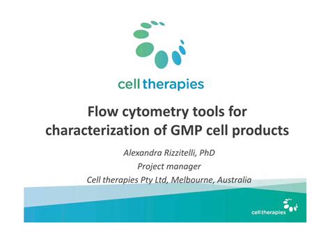 Pdf Flow Cytometry Tools For Characterization Of Gmp … Gmp Cell