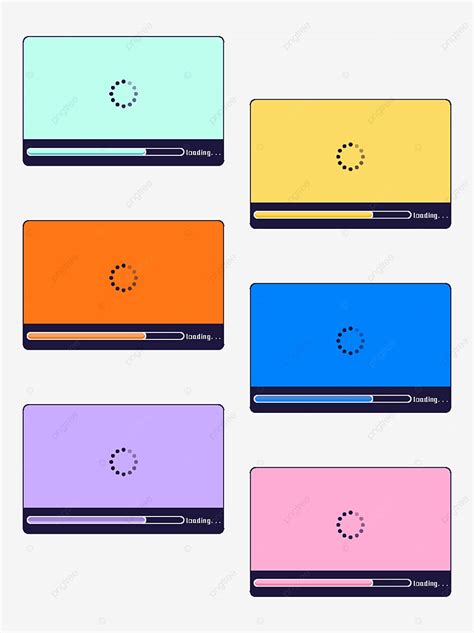 Progress Bar Clipart Vector Video Player Progress Bar Load Network Progress Bar Loading PNG
