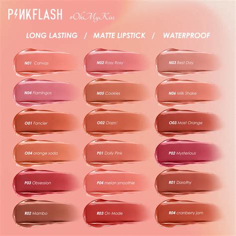 Pinkflash 3 Pcs Lip Set Matte Liquid Lipstick Soft Ve Moisturizing Lip