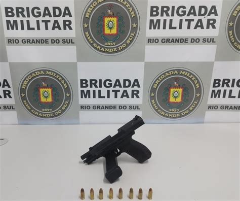 Força Tática do Batalhão de Polícia Militar prende indivíduo por porte ilegal de arma de