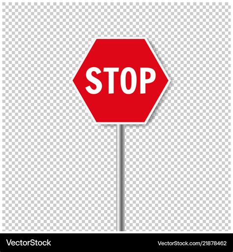 Stop Sign Warning Sign Isolated On Transparent Background Png Similar