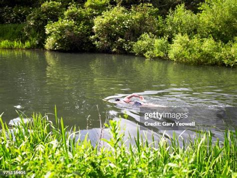 Woman Wild Swimming River Photos And Premium High Res Pictures Getty