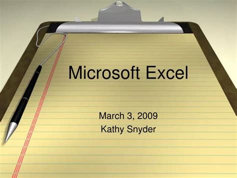 Ppt Microsoft Excel Powerpoint Presentation Free Download Id9348242
