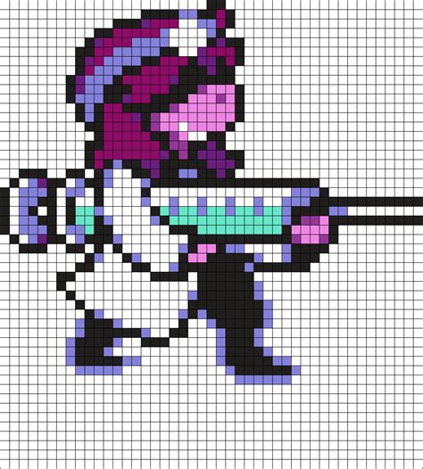 Nurse Susie Deltarune Perler Bead Pattern Bead Sprites Characters