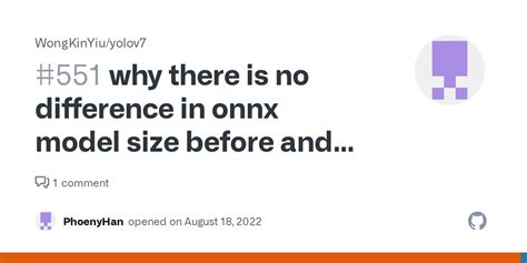 Why There Is No Difference In Onnx Model Size Before And After