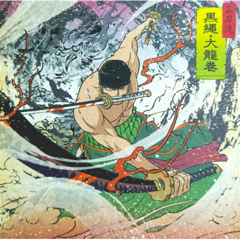 Anime Roronoa Zoro Wano Drawing T Shirt Accessories Men S Perfect Tee