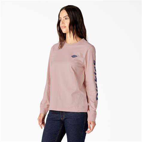 Womens Long Sleeve Heavyweight Graphic T Shirt Dickies Us