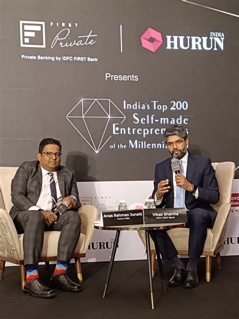 Idfc First Private Banking And Hurun India Release Indias Top 200