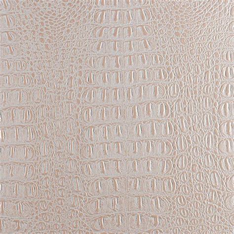 Gator Faux Leather Soft Textured Crocodile Vinyl Fabric Alligator