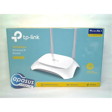 jual tp link tl wr840n 300mbps wireless n router terbaru v5 shopee