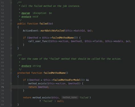 ErrorException No Failed Method Issue Laravel Nova Issues GitHub