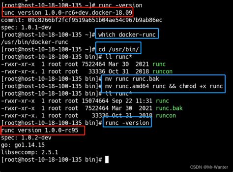 Runc 漏洞（cve 2021 30465）离线修复 Csdn博客